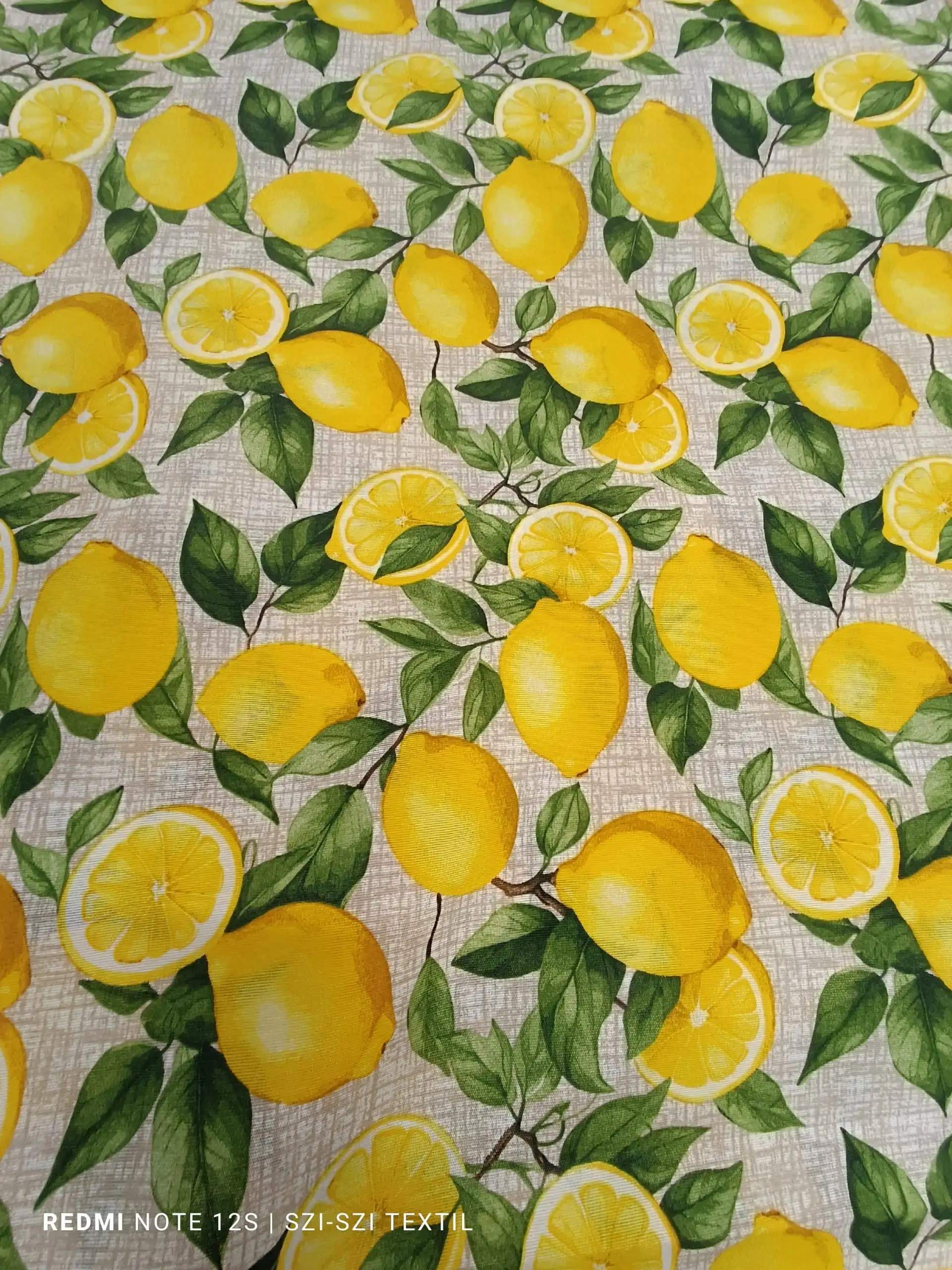 Loneta vászon citromos - Szi-Szi Textil Webáruház